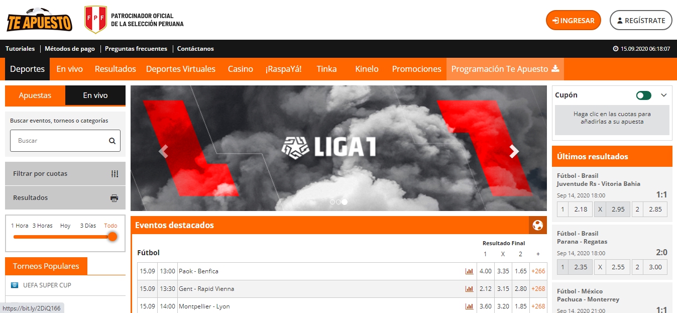 Te Apuesto zona segura intralot en Perú 🌟 Cómo escribir en intralot Te ...